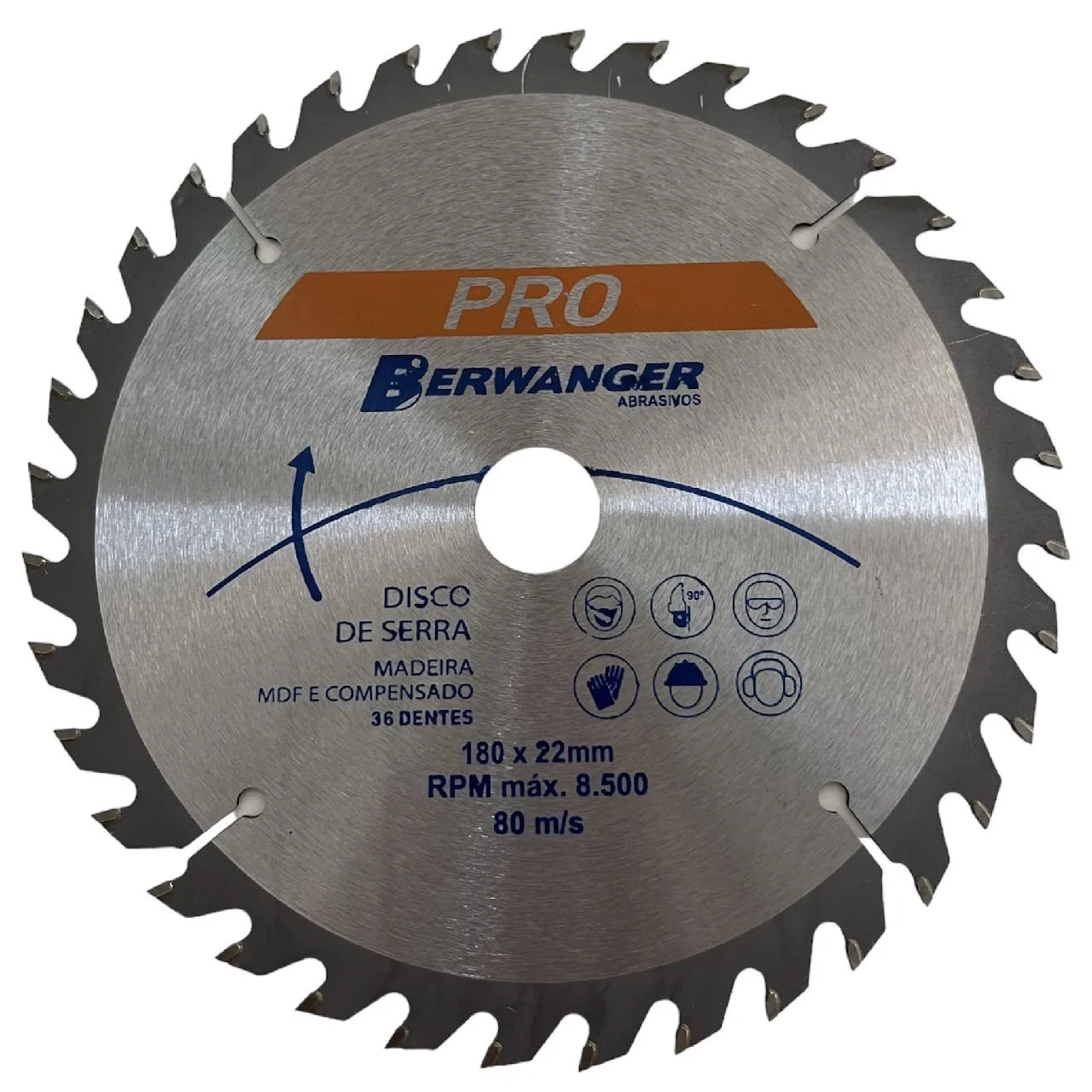CONSUMIVEIS->Discos->Disco de Serra Circular Berwanger PRO para Madeira ...